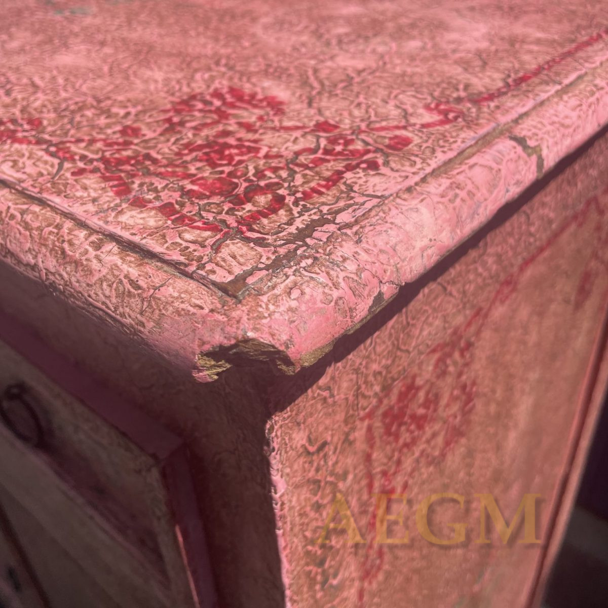 LARGE AND DECORATIVE VINTAGE ART METAL LATTICEWORK CAGE - AEGM